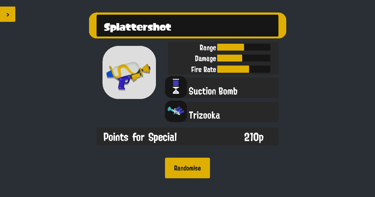 Splatoon 3 Weapon Randomizer